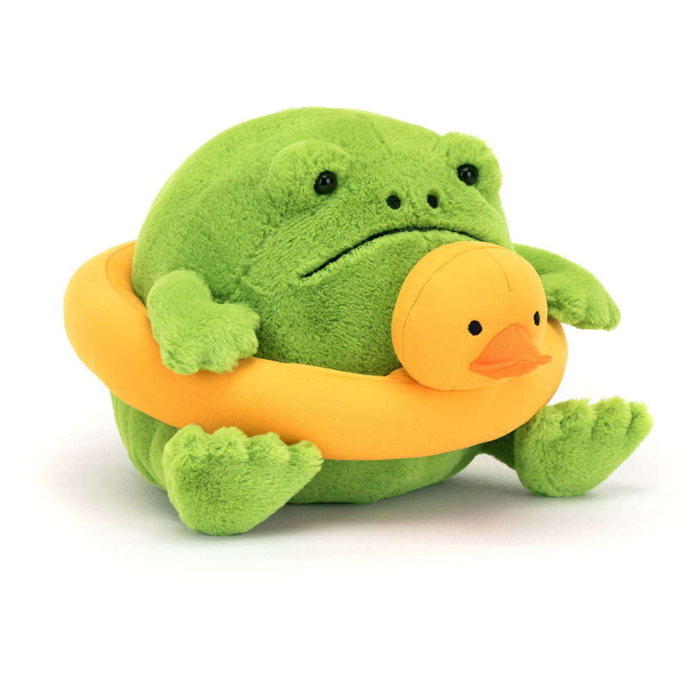 peluche amuseable grenouille ricky avec bouée - jellycat | fleux – Fleux