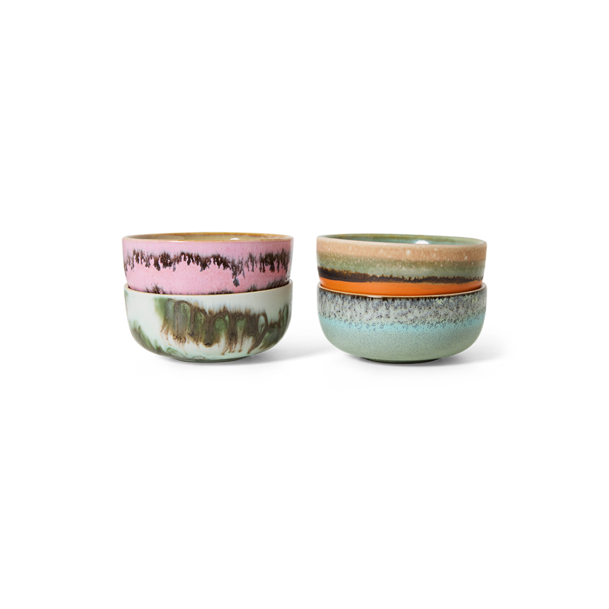 Lot de 4 Bols Tapas 70s S Renaissance - HK Living | Fleux