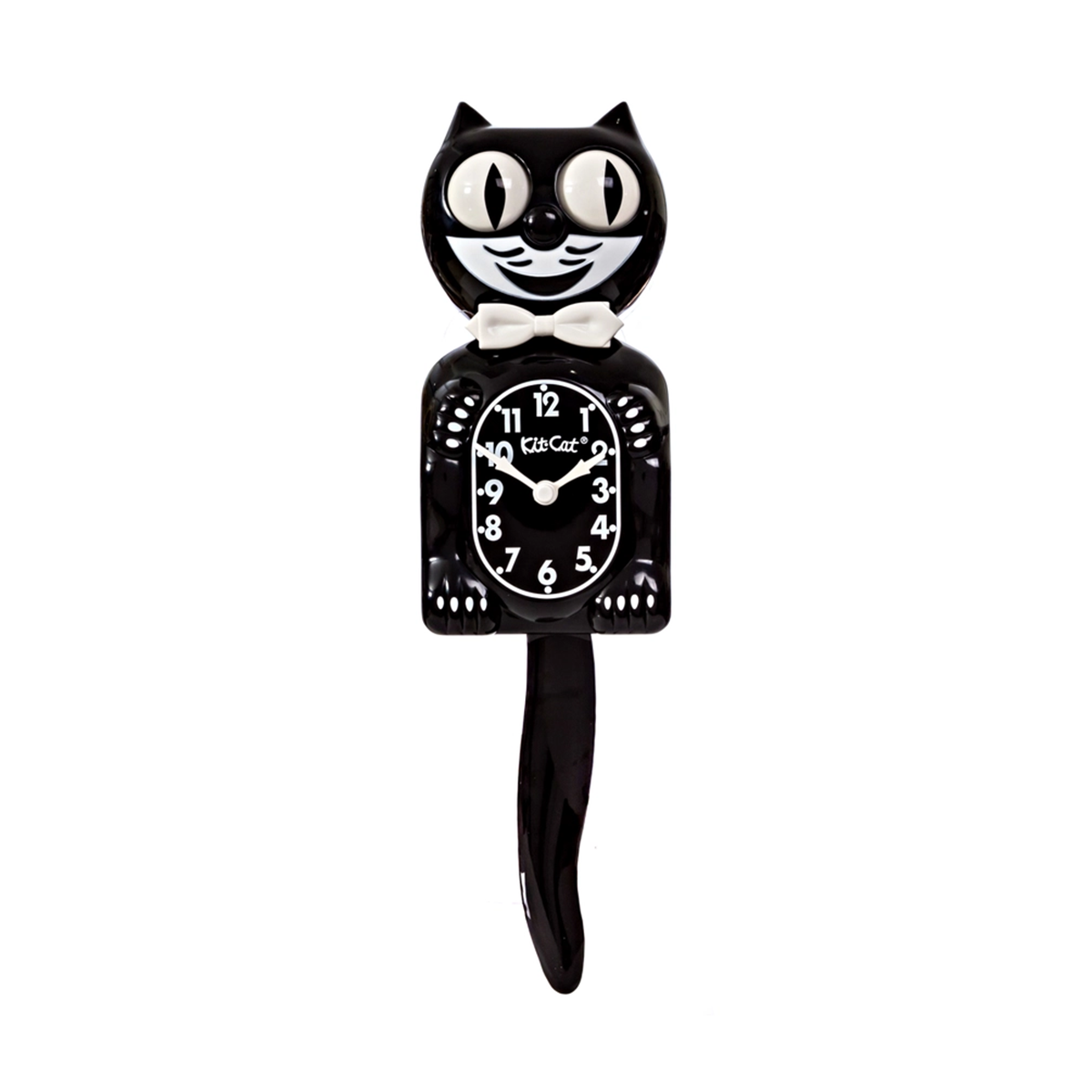 horloge kit-cat - classique noir | Fleux