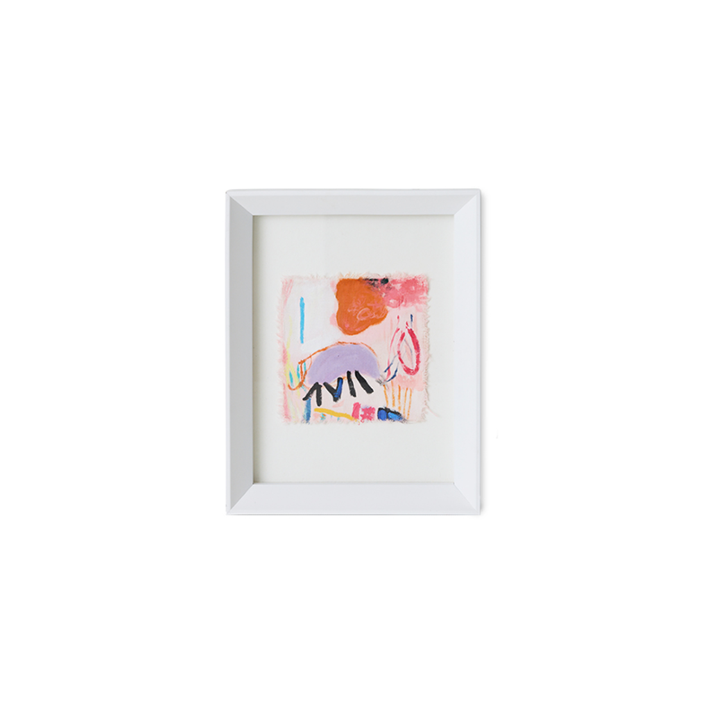 Tableau Abstrait Encadré Scribbles - hk living | fleux – Fleux
