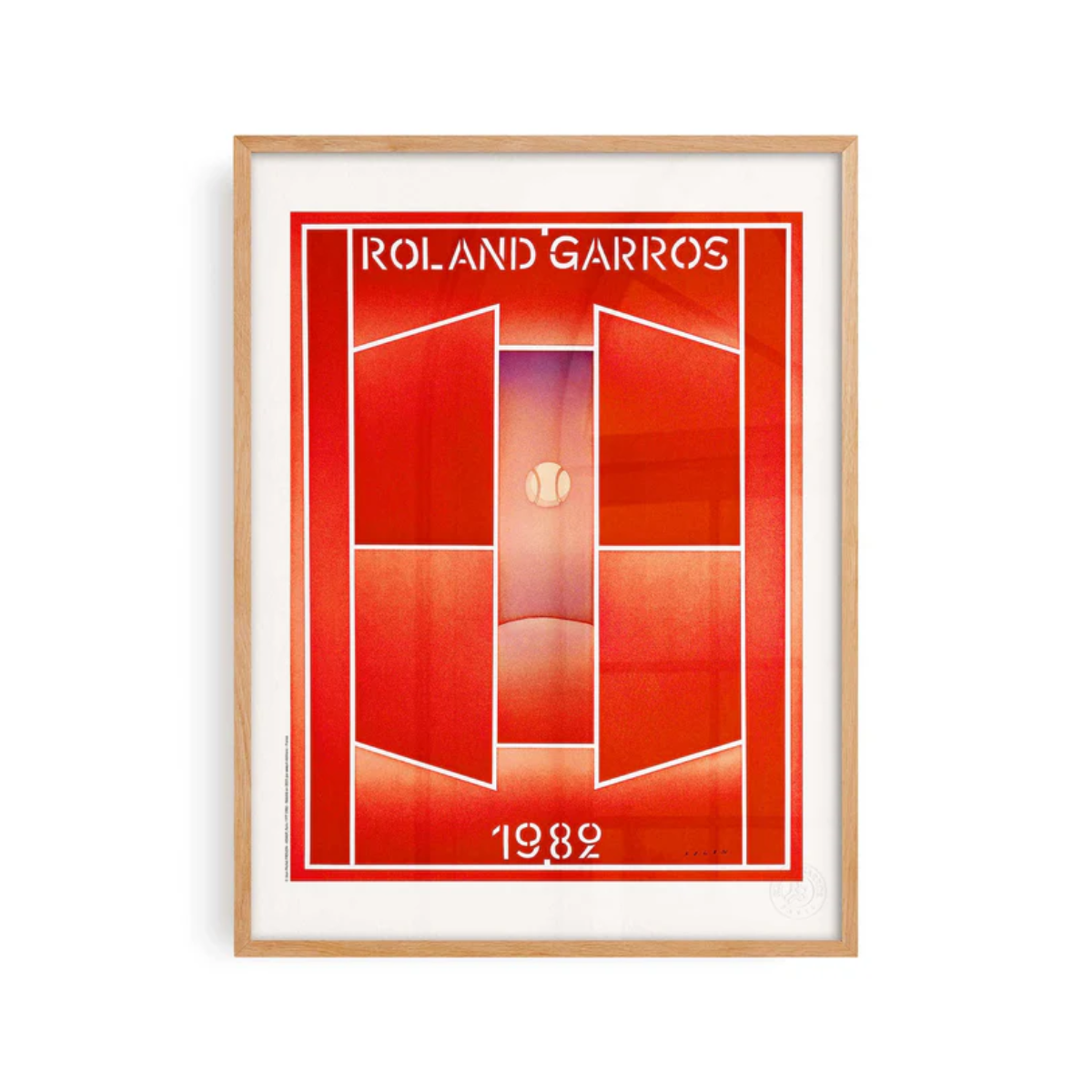 Affiche - Roland Garros - Jean-Michel Folon - 30 x 40 cm | Fleux