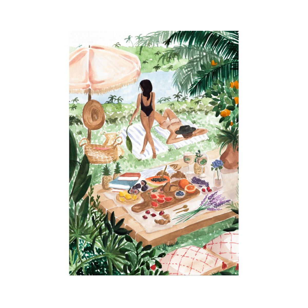 Puzzle Pique-Nique dans le Sud - 1000 pièces | Fleux