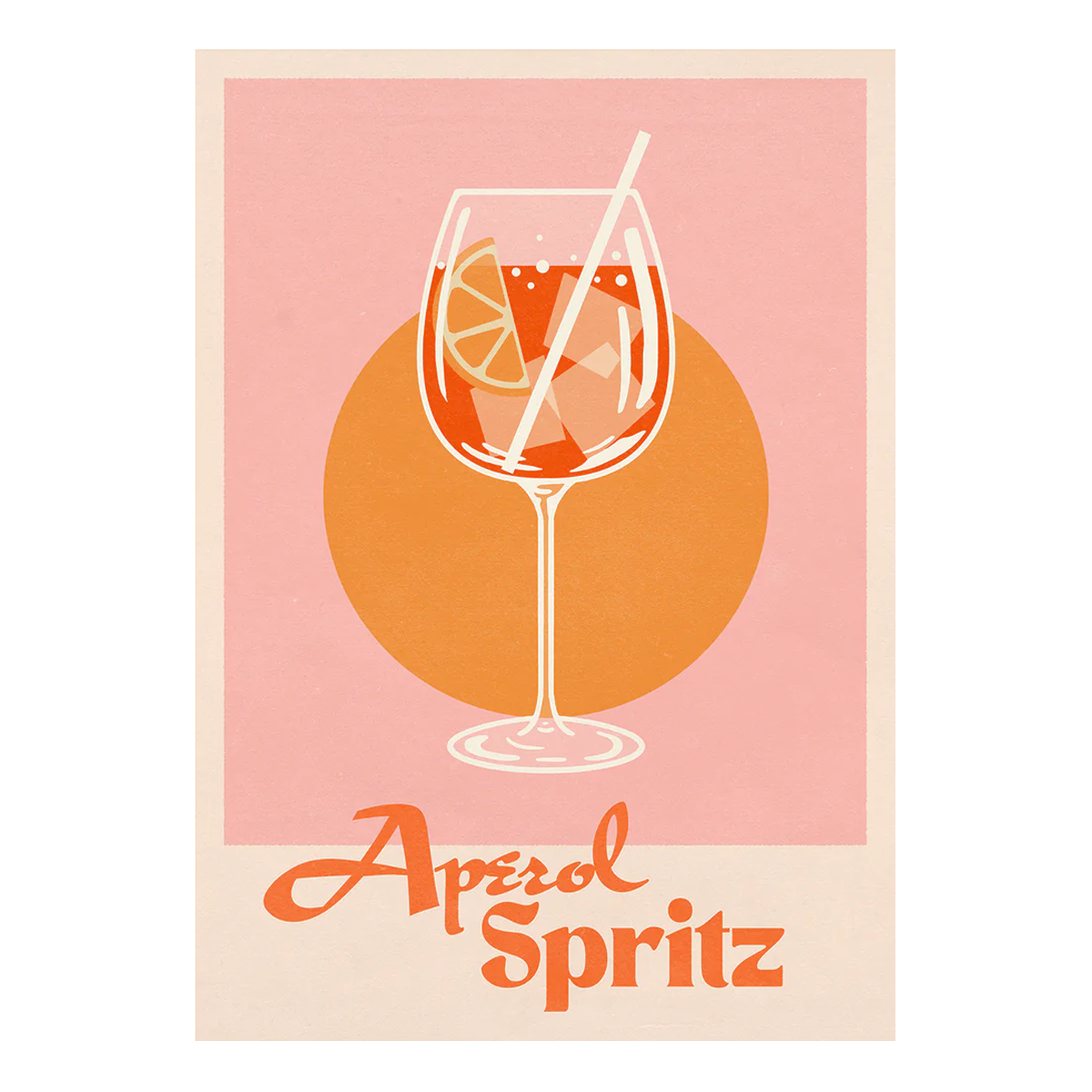 Aperol Spritz poster - A3 | flowers – Fleux