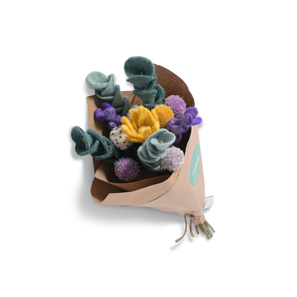Bouquet de fleurs en laine - Endless 2 - Aveva | Fleux