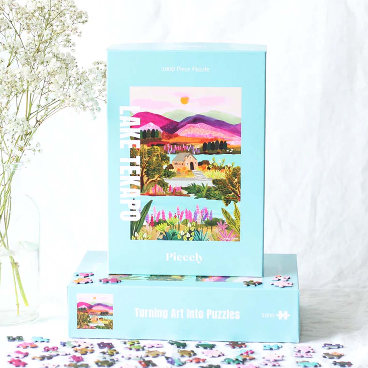 puzzle lake tekapo by rhi james - 1000 pièces - piecely | fleux – Fleux
