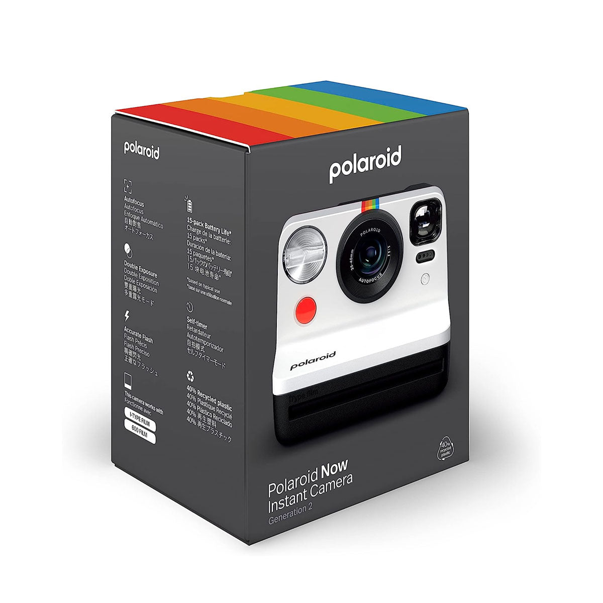 Polaroid Now Gen 2 Black & White - Polaroid | Fleux