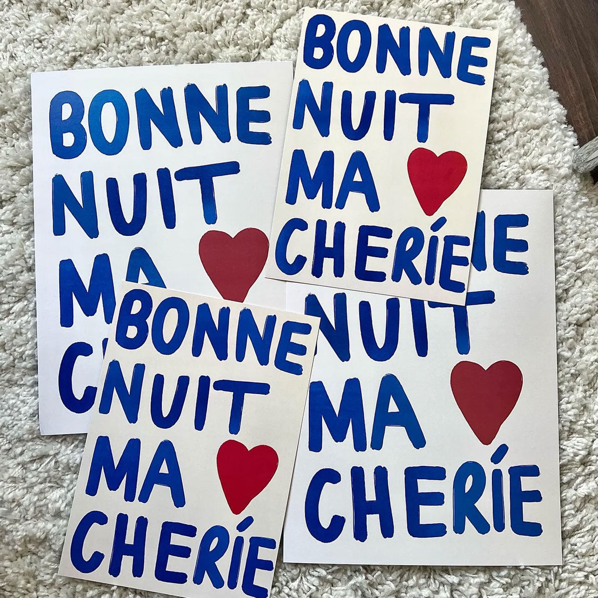 Affiche A3 Bonne Nuit Ma Chérie | Fleux