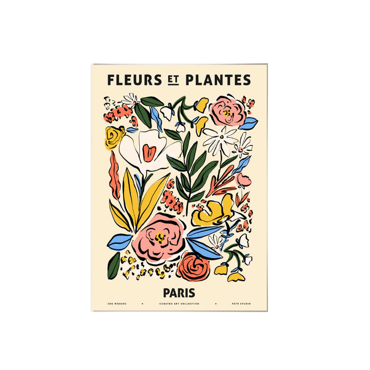 Zoe Flowers and Plants Paris Poster - PSTR Studio | Flowers – Fleux