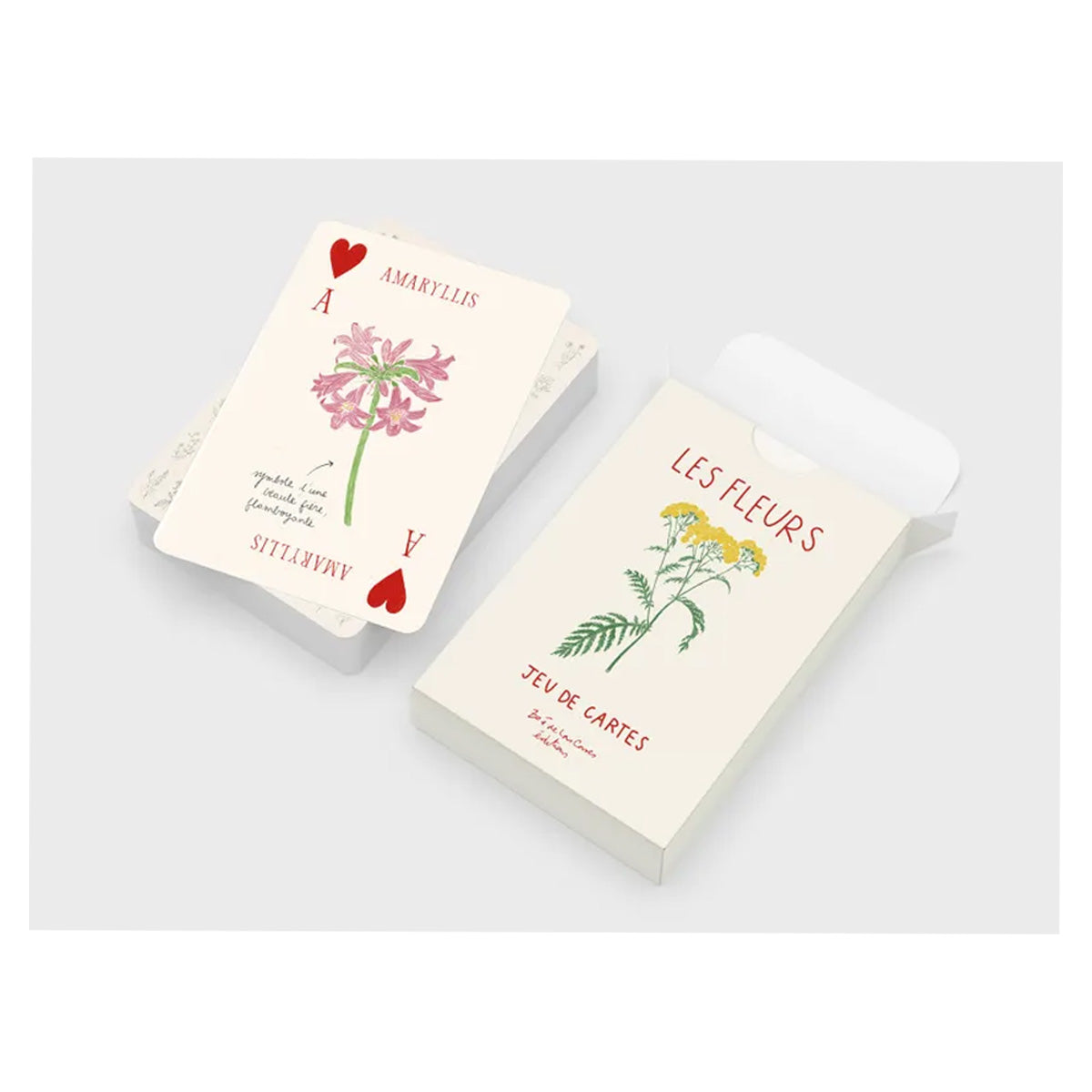 Jeu de cartes Les Fleurs - Zoé de Las Cases - Hachette | Fleux