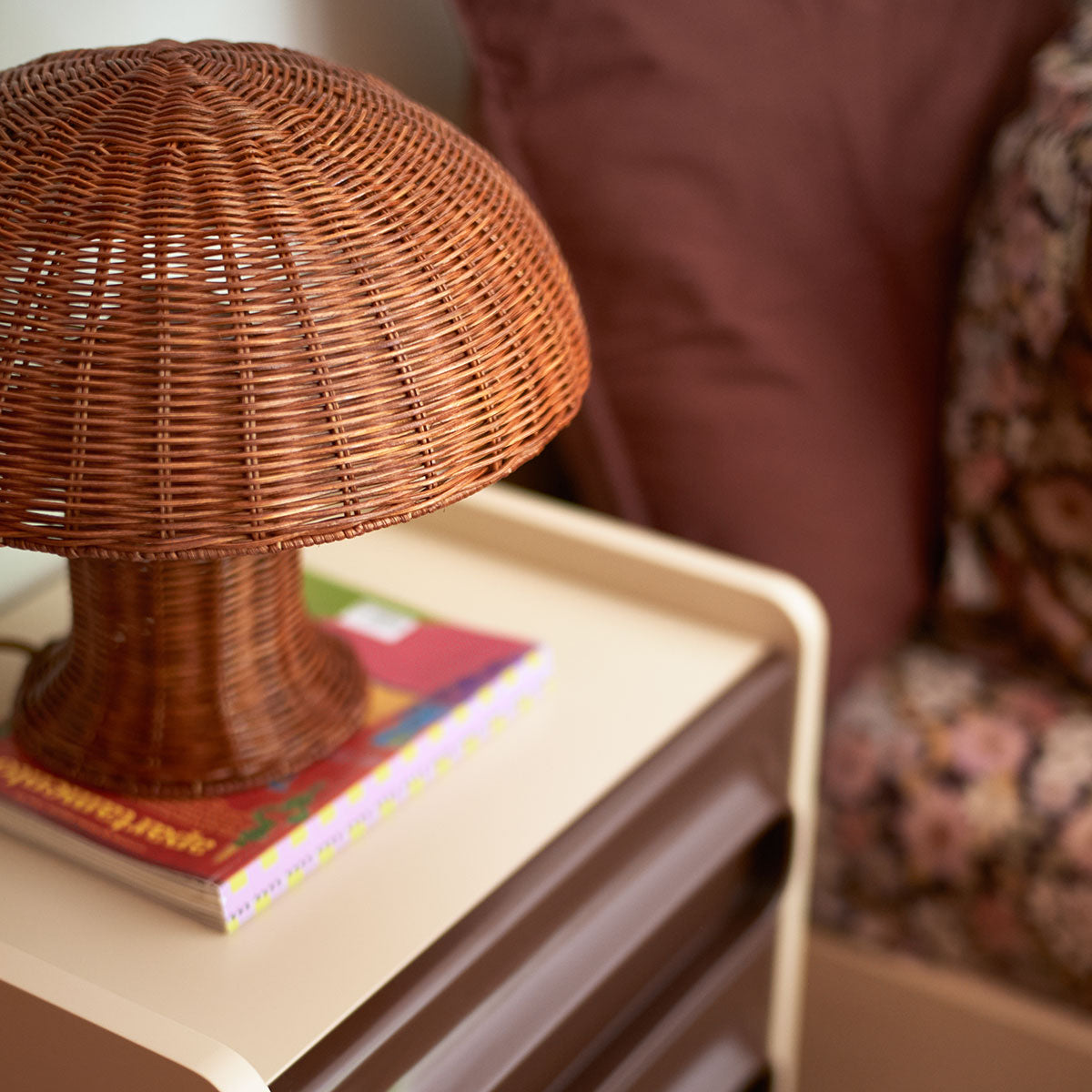 Rattan Table Lamp - 34 cm x 30 cm - HK Living - Fleux