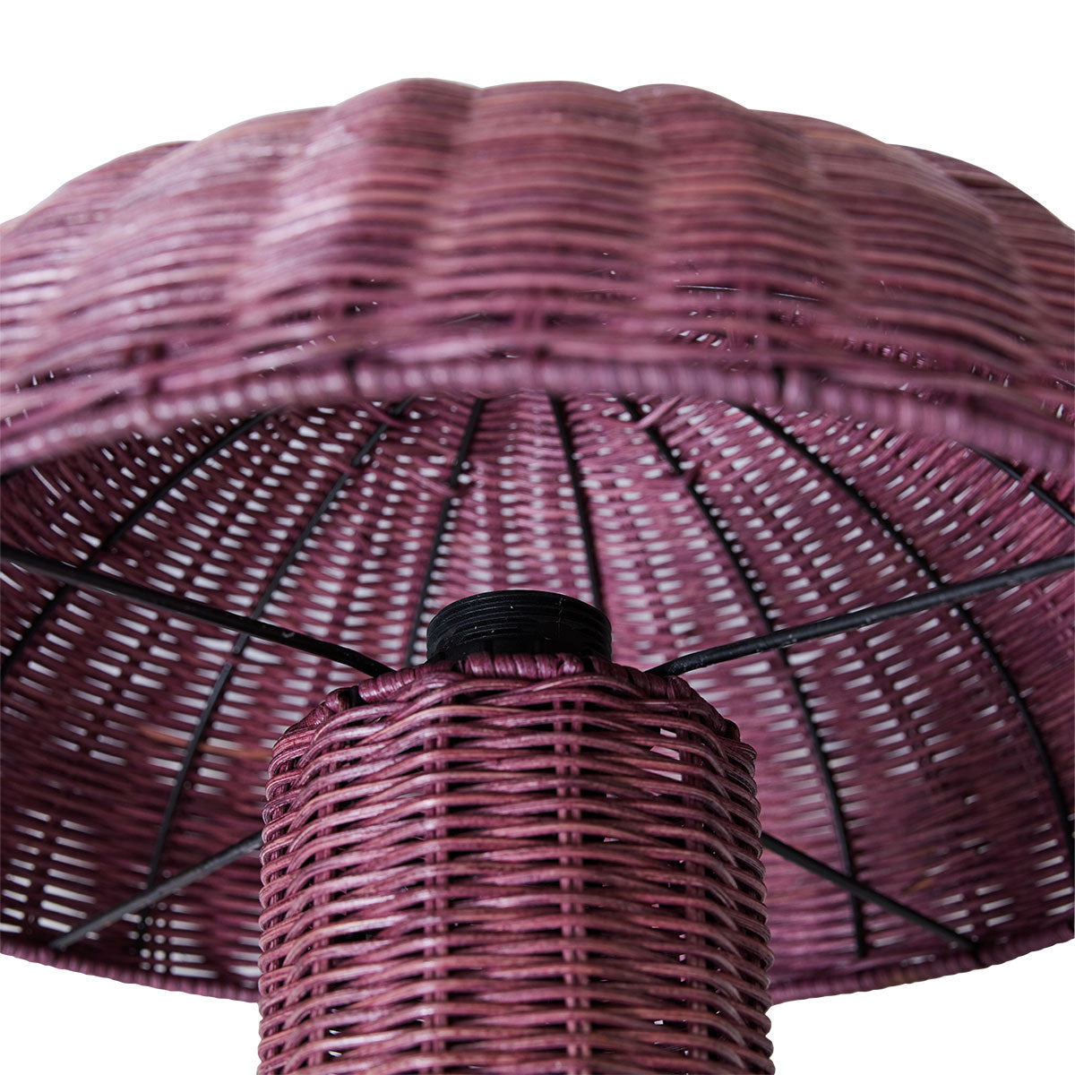 Lampe De Table Rotin - 34 cm x 30 cm - HK Living - Fleux