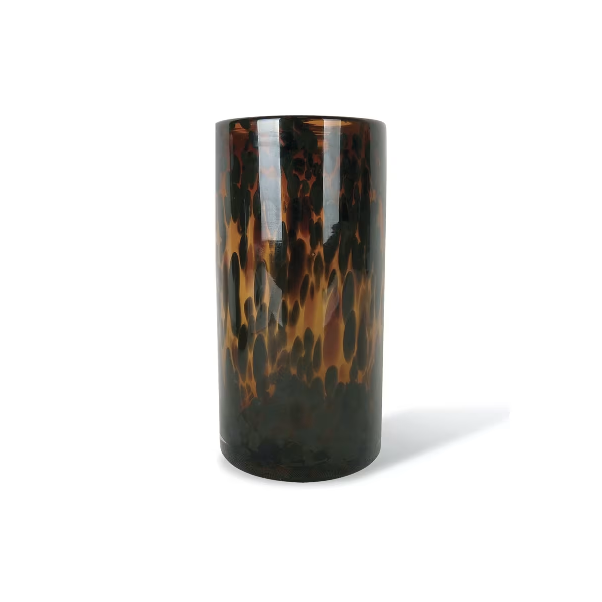 Brown Leopard Tube Vase - 12 cm – Fleux