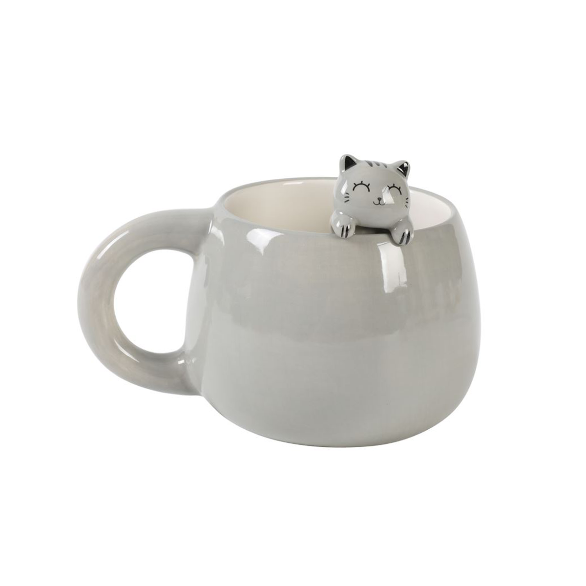 mug chat gris | fleux – Fleux