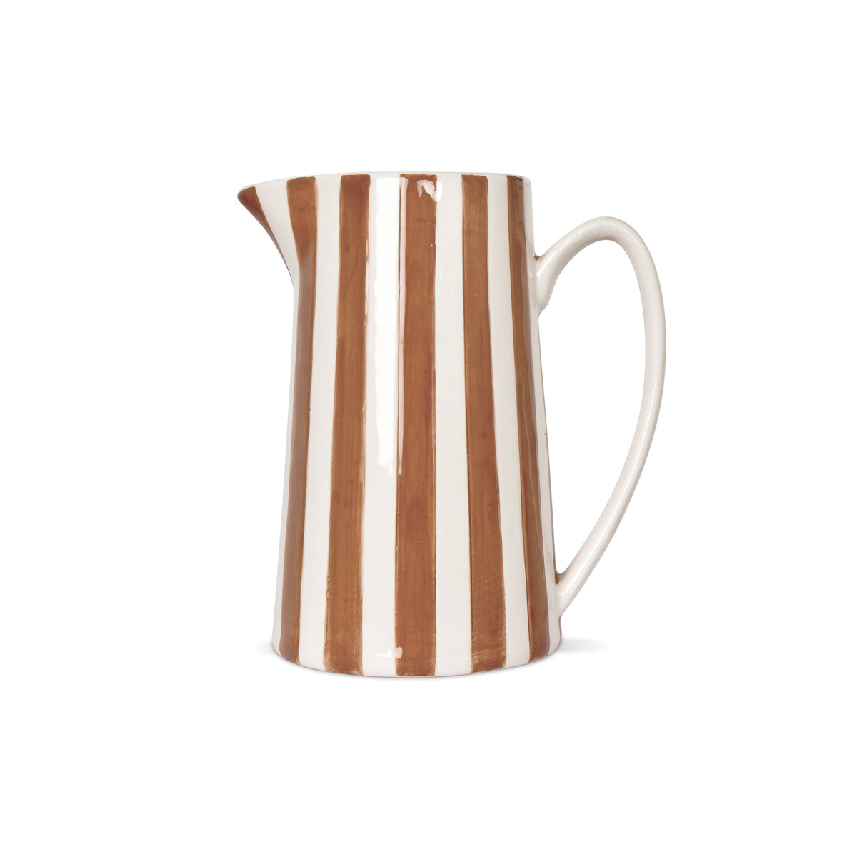 Pichet Rayure Marron - Opjet | Fleux