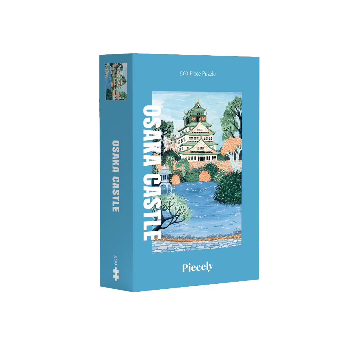 puzzle osaka castle - 500 pièces - piecely | fleux – Fleux