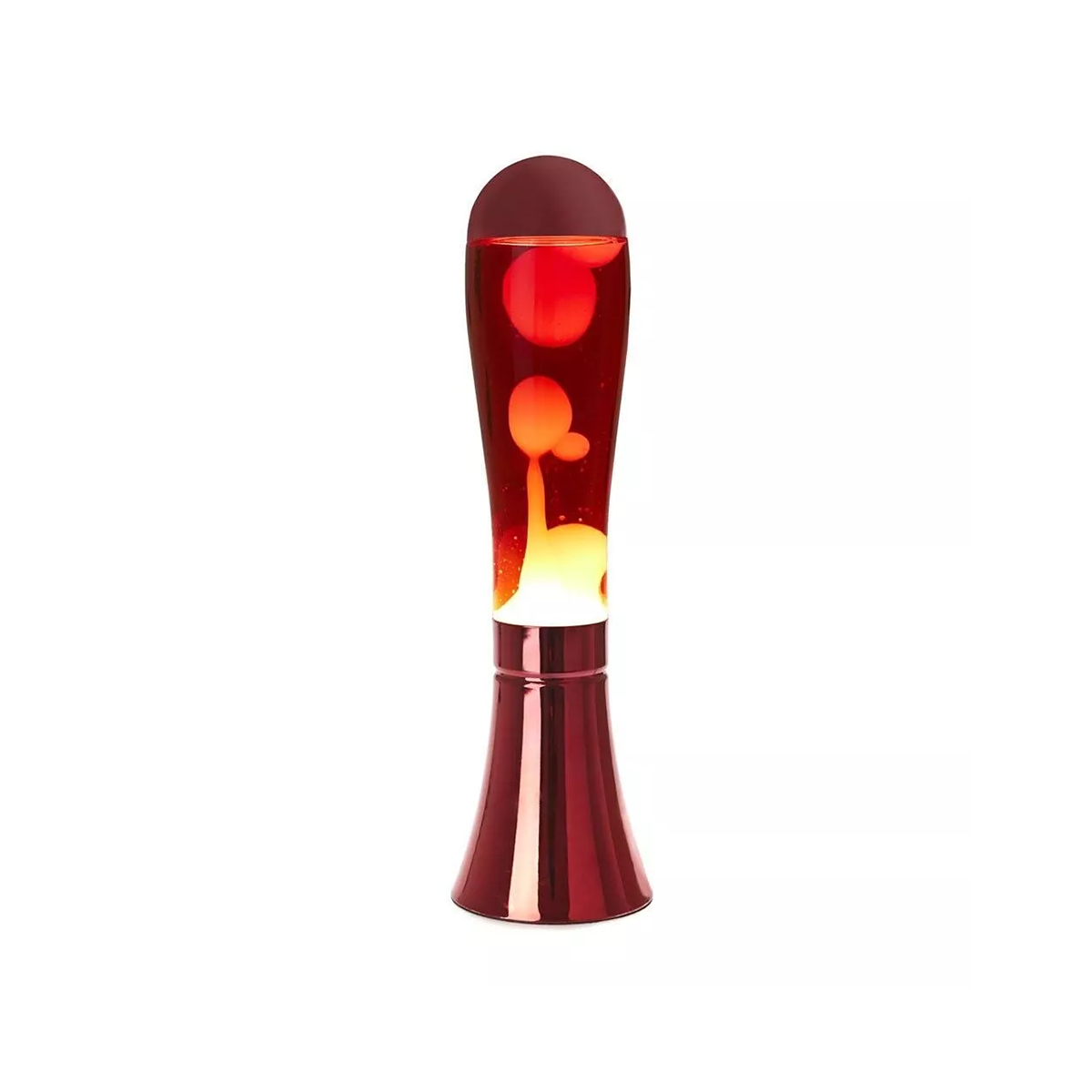 Lava Magma Lamp Red & Aluminum | Flowers – Fleux