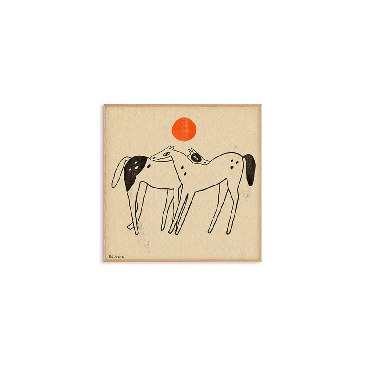 affiche you and me - 50 x 50 cm - pstr studio | fleux – Fleux