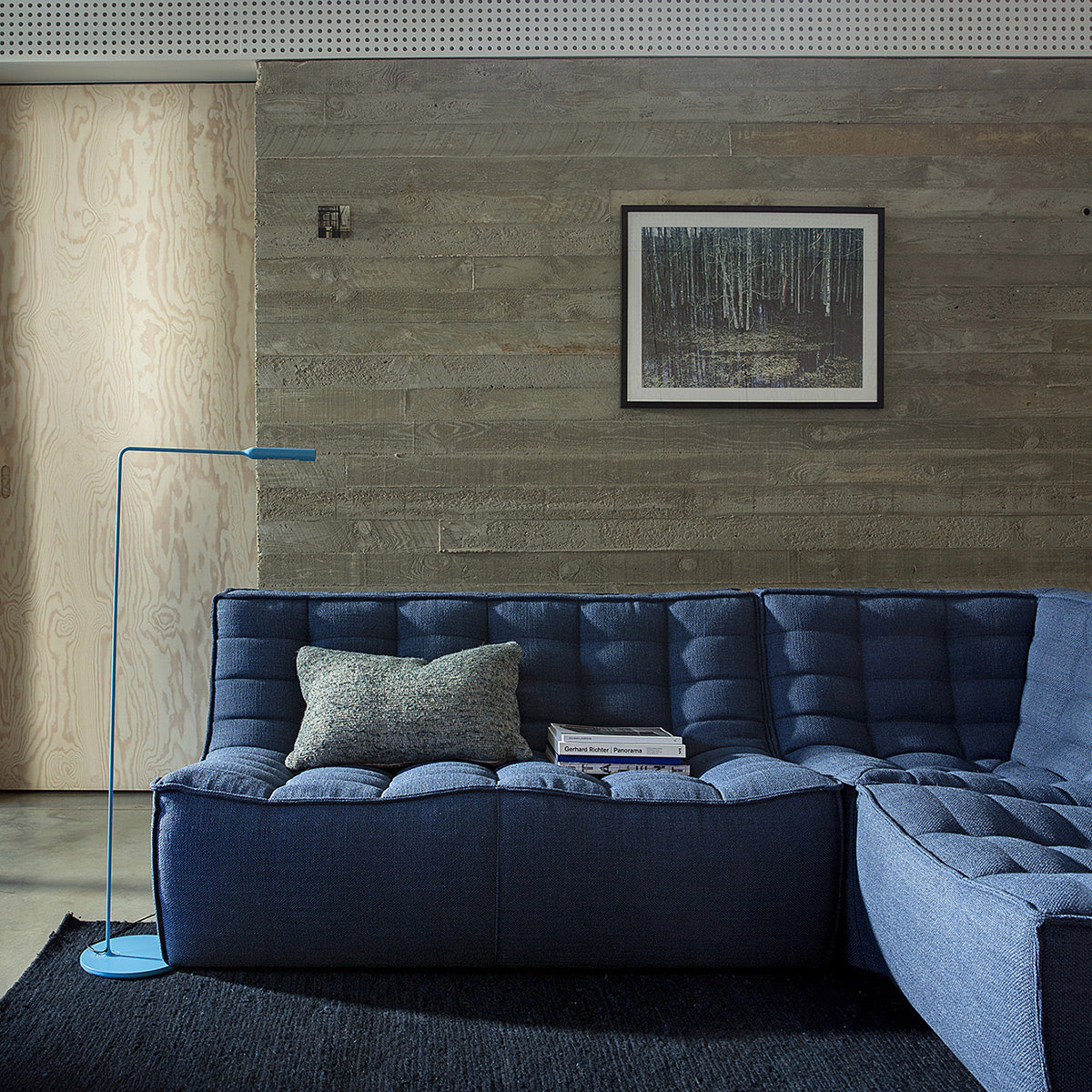 Sofa N701 - 2 Seater - Blue - Ethnicraft – Fleux