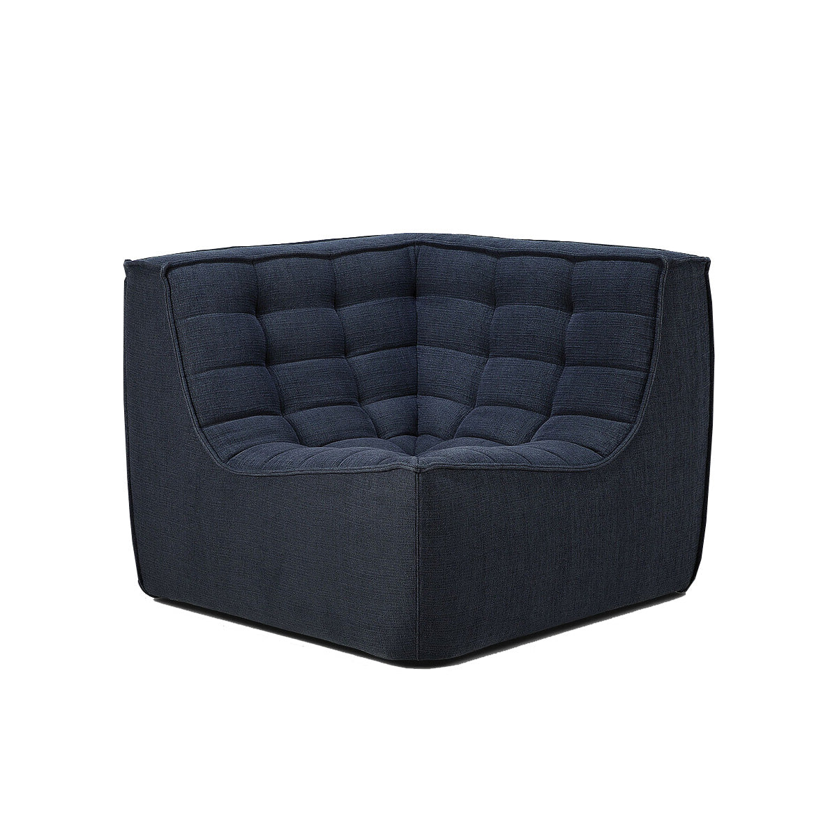 N701 module d'angle arrondi - 91 x 91 x 76 cm - graphite - ethnicraft ...