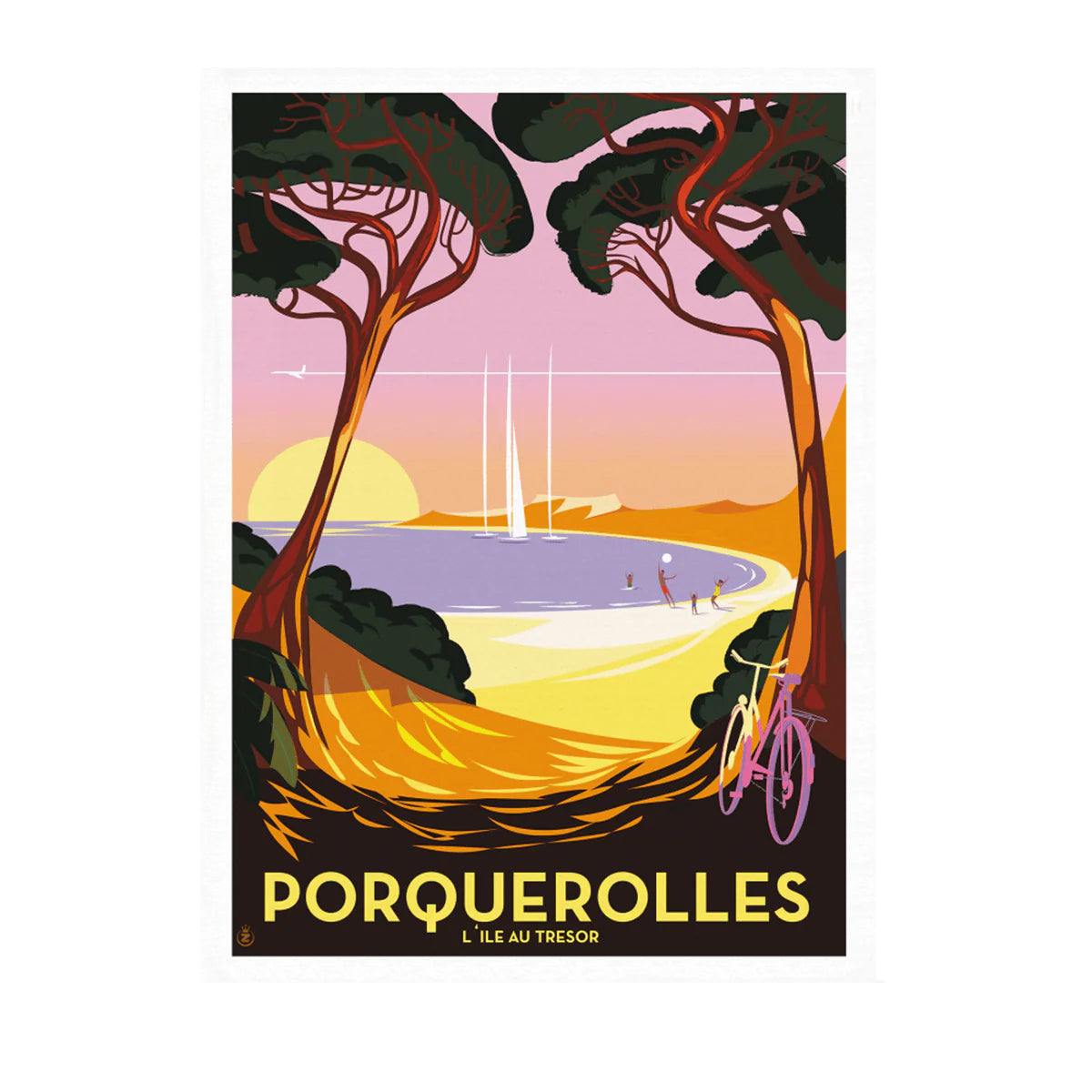 affiche monsieur z porquerolles - 40 x 50 cm - image republic | fleux ...