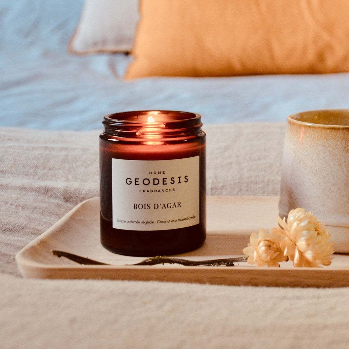 agarwood scented vegetable candle - geodesis | Flow – Fleux