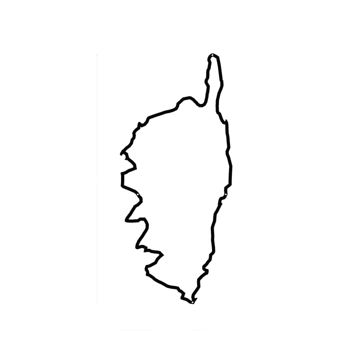 frise décorative corse - Noir - 50 cm - the line | fleux – Fleux