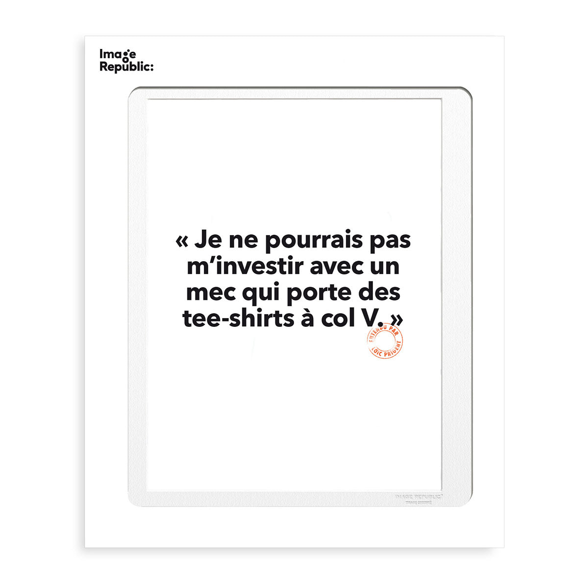 poster loic prigent i could not - 30 x 40 cm - image republic | flowers ...